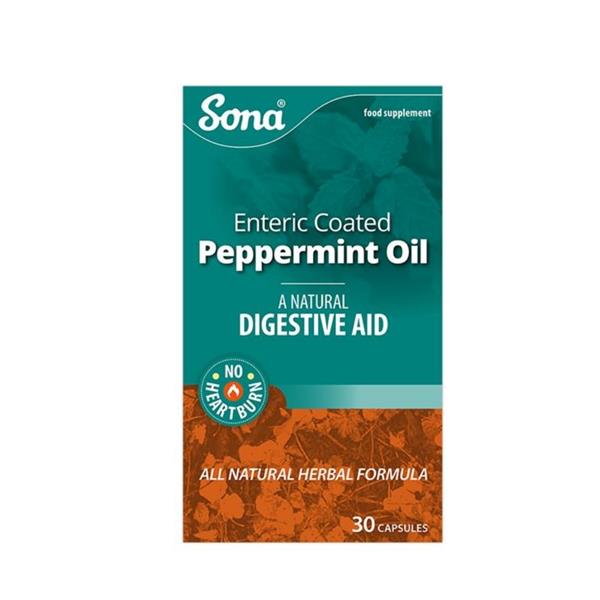Sona Peppermint Oil Enteric Coated Capsules | Brandonvale Pharmacy ...